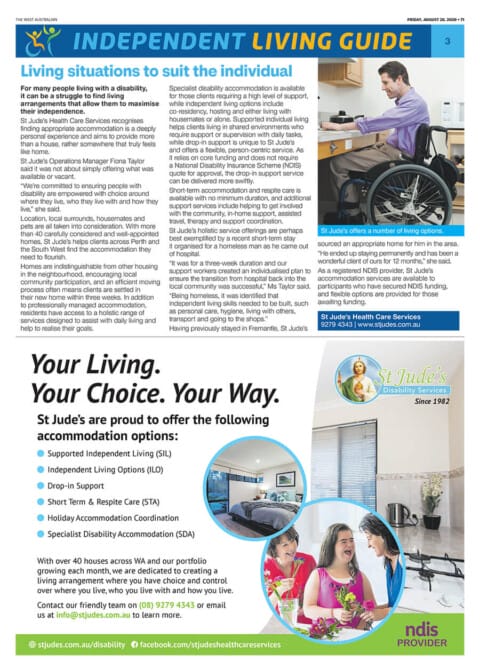 In The Press | Independent Living Guide